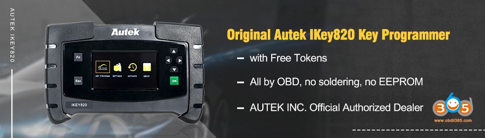 980 280 Original Autek IKey820 Key Programmer 2 | OBDII365.com Official Blog