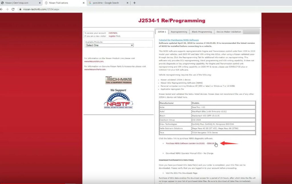How to Set up Autel J2534 for Nissan Online Programming? | OBDII365.com Official Blog