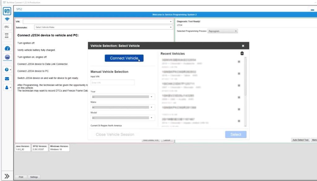 How to Use Launch SmartLink J2534 with GM Techline Connect SPS2? | OBDII365.com Official Blog